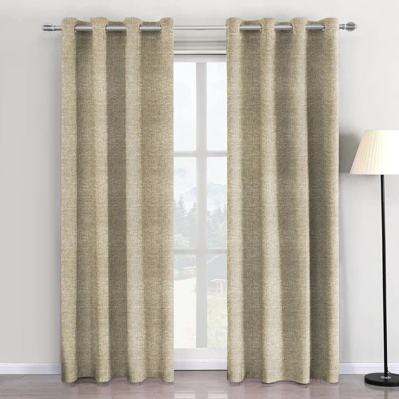 Scatterbox Elowen 90x90'' Natural Curtains by Ger Gavin Interiors