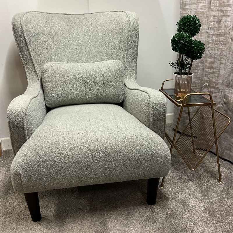 Lucy Armchair Grey by Ger Gavin Interiors