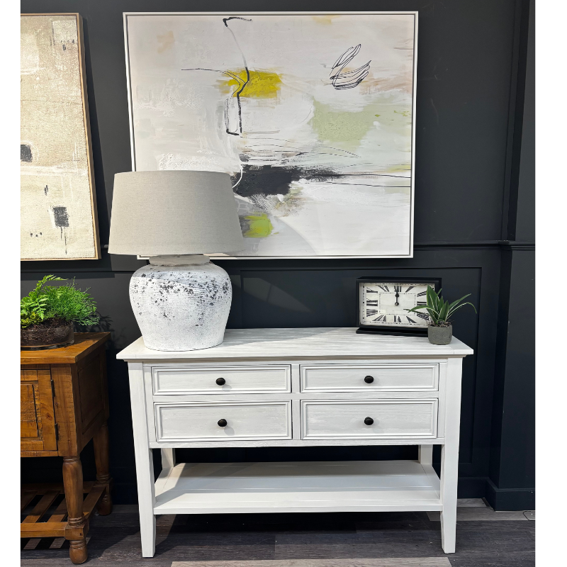Turin Console Table Stone by Ger Gavin Interiors