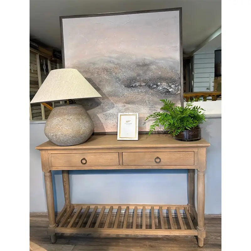 Voyager 2 Drawer Console Table 120cm by Ger Gavin Interiors